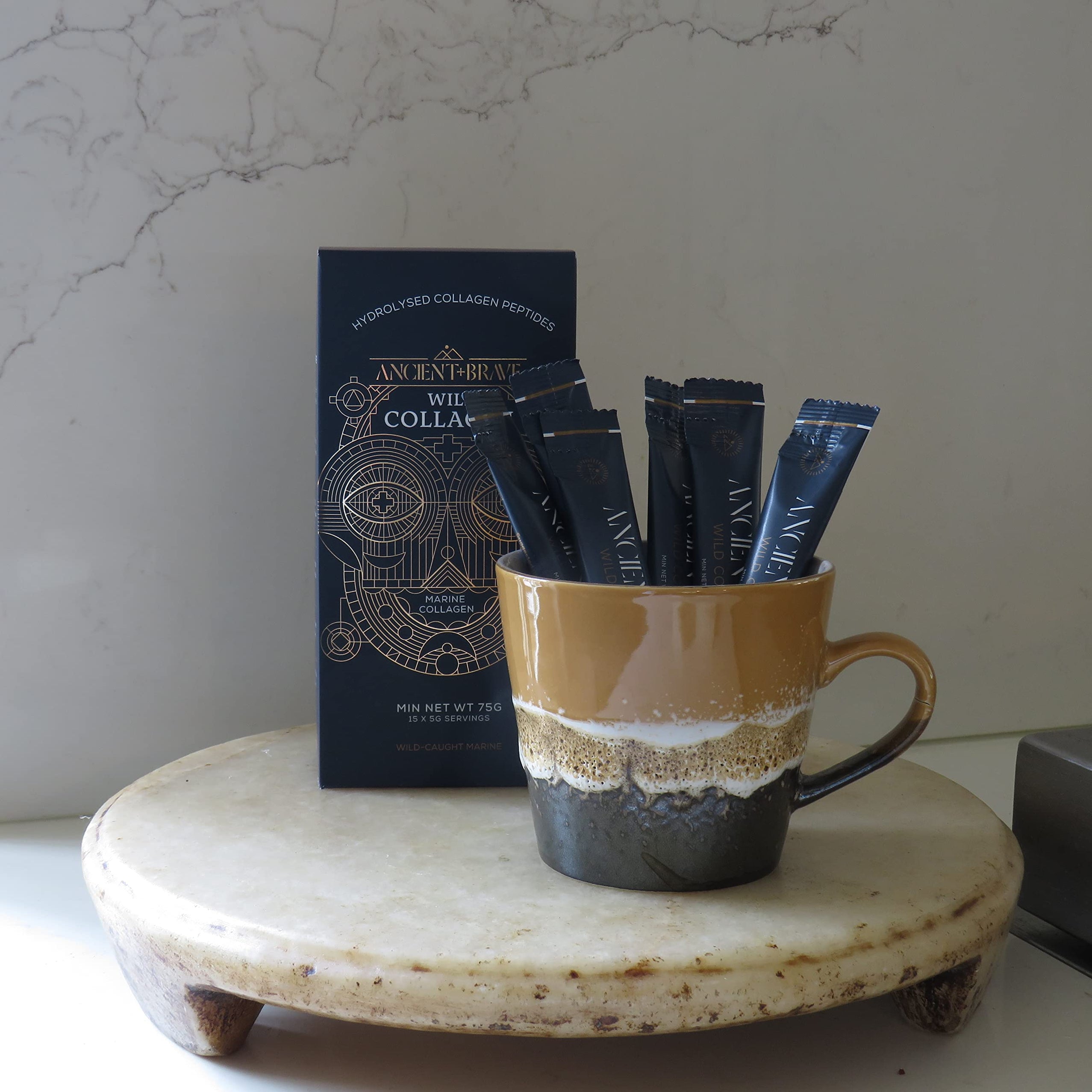 Ancient and Brave Wild Collagen Sachets | 15 Sachets | Oceans Alive